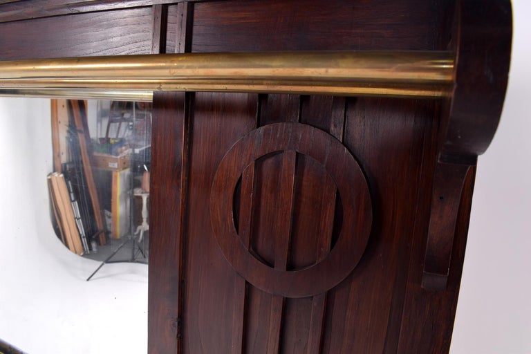 Antique Billiard or Pool Cue Rack Stand at 1stDibs