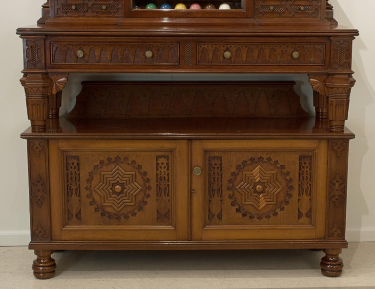 Antique Billiard, Snooker Score Board, Cabinet in Mahogany For Sale at ...