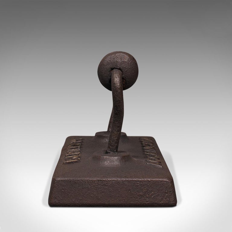 Antique Billiard Table Iron, English, Snooker, Door Stop, EJ Riley ...
