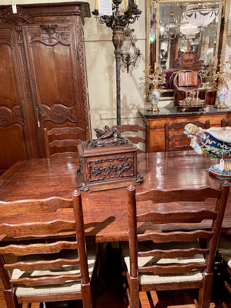 Antique "Black Forest" Carved Wood Cave a Liqueur, circa 1880-1890 For ...
