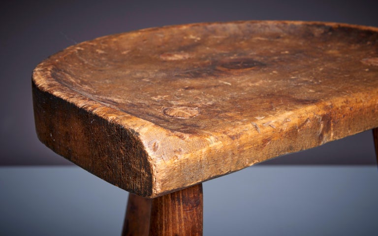 Antique Black Forest Farmers Tripod Stool 19th Century in Pine Wood ...