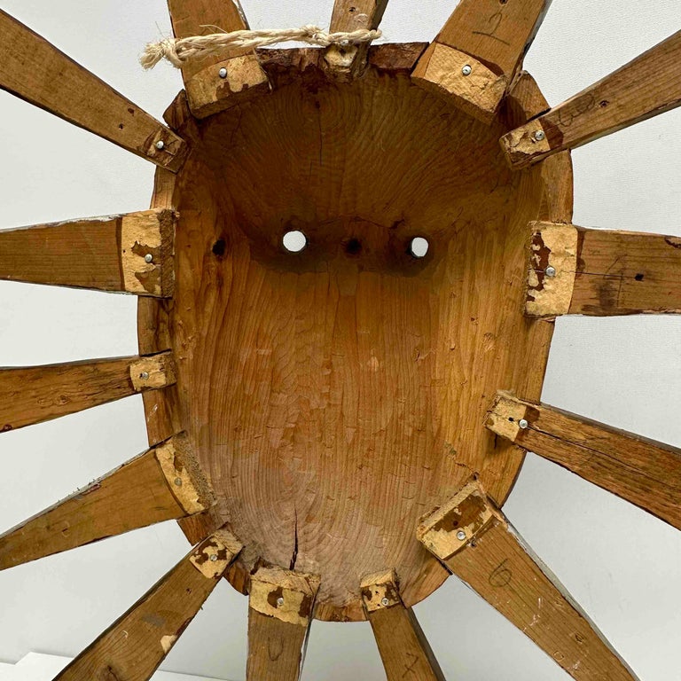 Antique Black Forest Folk Art Alpine Devil Dwarf Wooden Carved Mask ...