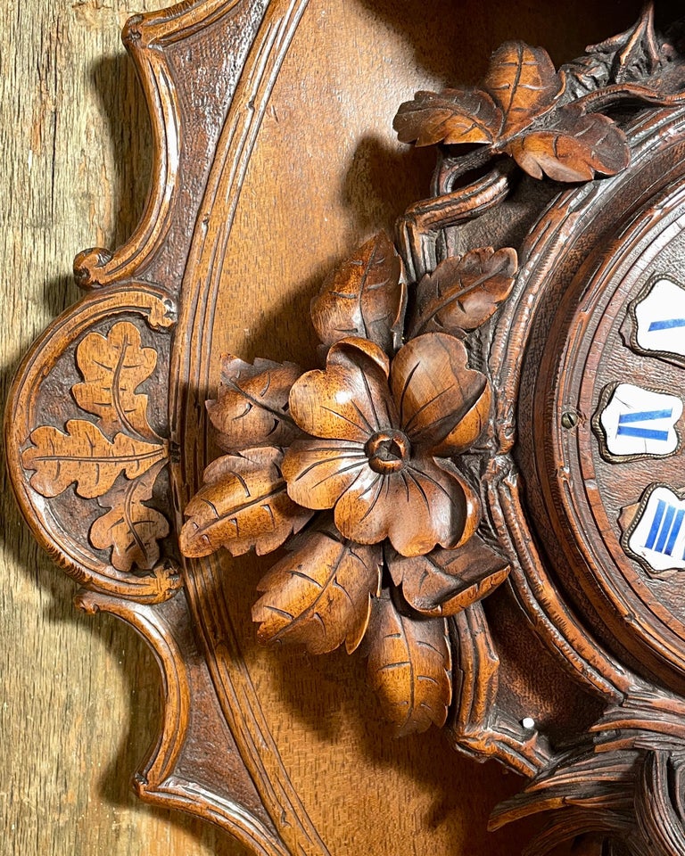 Antique German Black Forest Wall Clock, Circa 1880. For Sale at 1stDibs