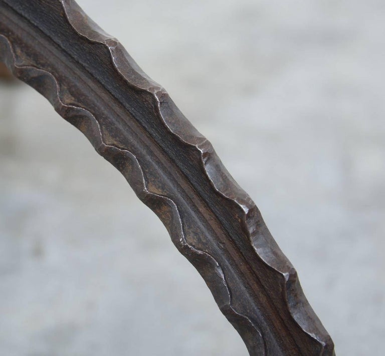 Antique Black Wrought Iron Floor Lamp at 1stDibs