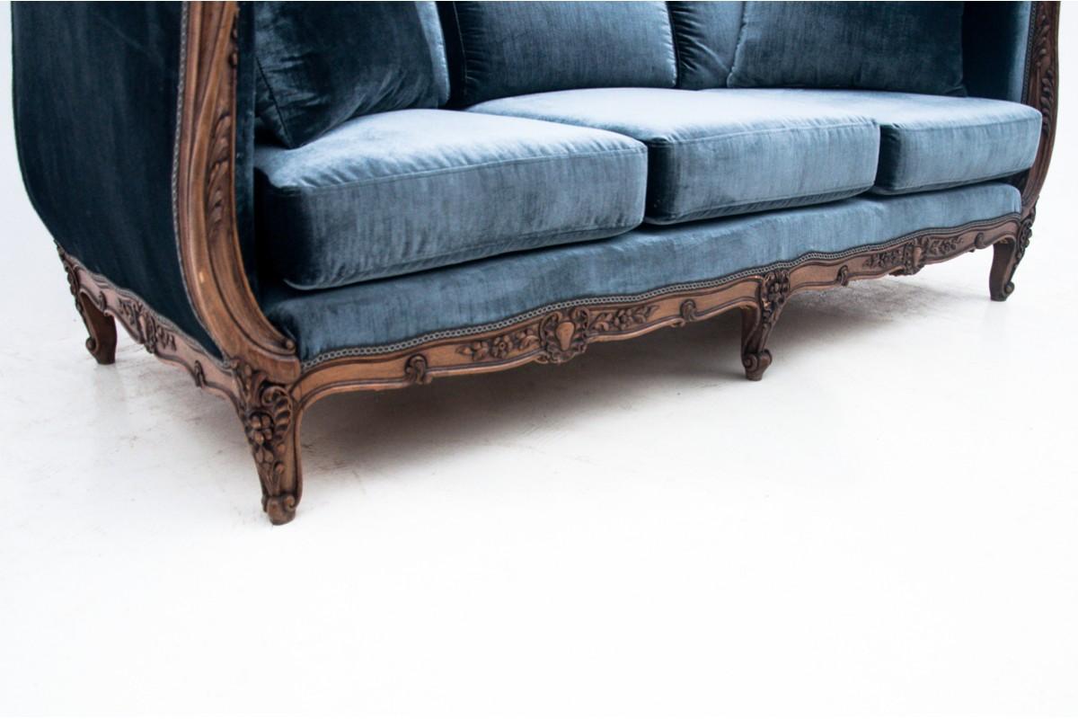 Antique Blue Sofa, Scandinavia, 1900s, Restored at 1stDibs | antique ...