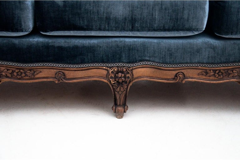 Antique Blue Sofa, Scandinavia, 1900s, Restored at 1stDibs | antique ...
