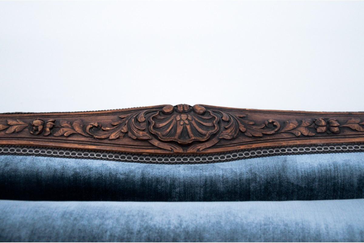 Antique Blue Sofa, Scandinavia, 1900s, Restored at 1stDibs | antique ...