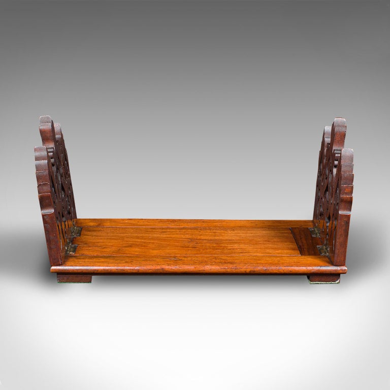 Antique Book Slide, English, Walnut, Extending, Novel Stand, Victorian ...