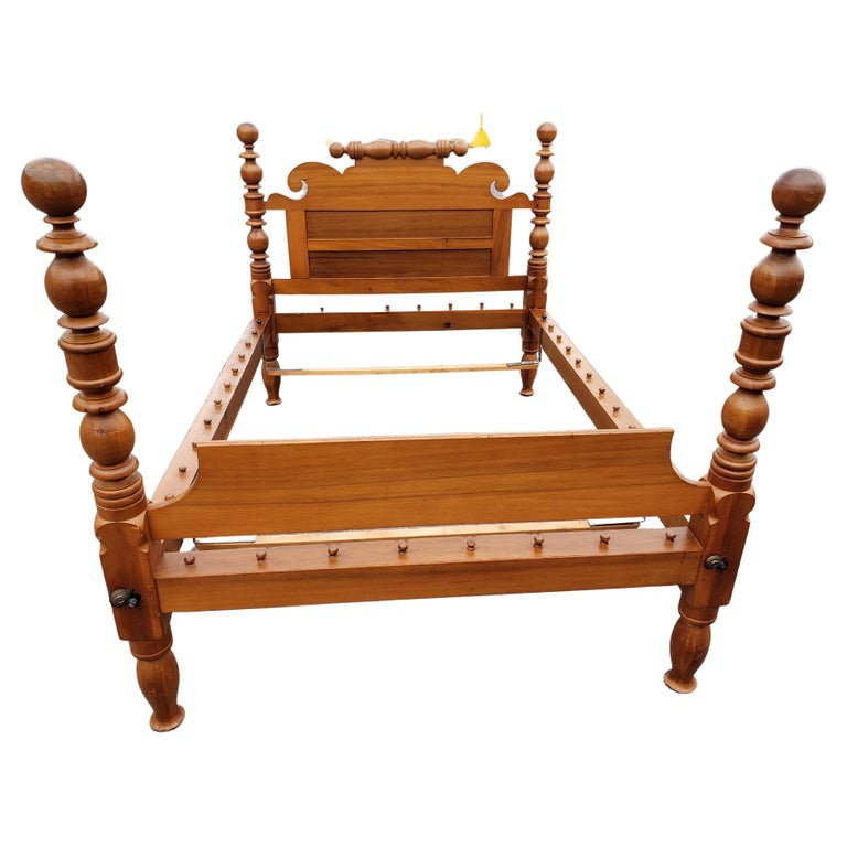 Antique Boston Posters Full Size Maple Rope Bed, Circa 1800s at 1stDibs ...