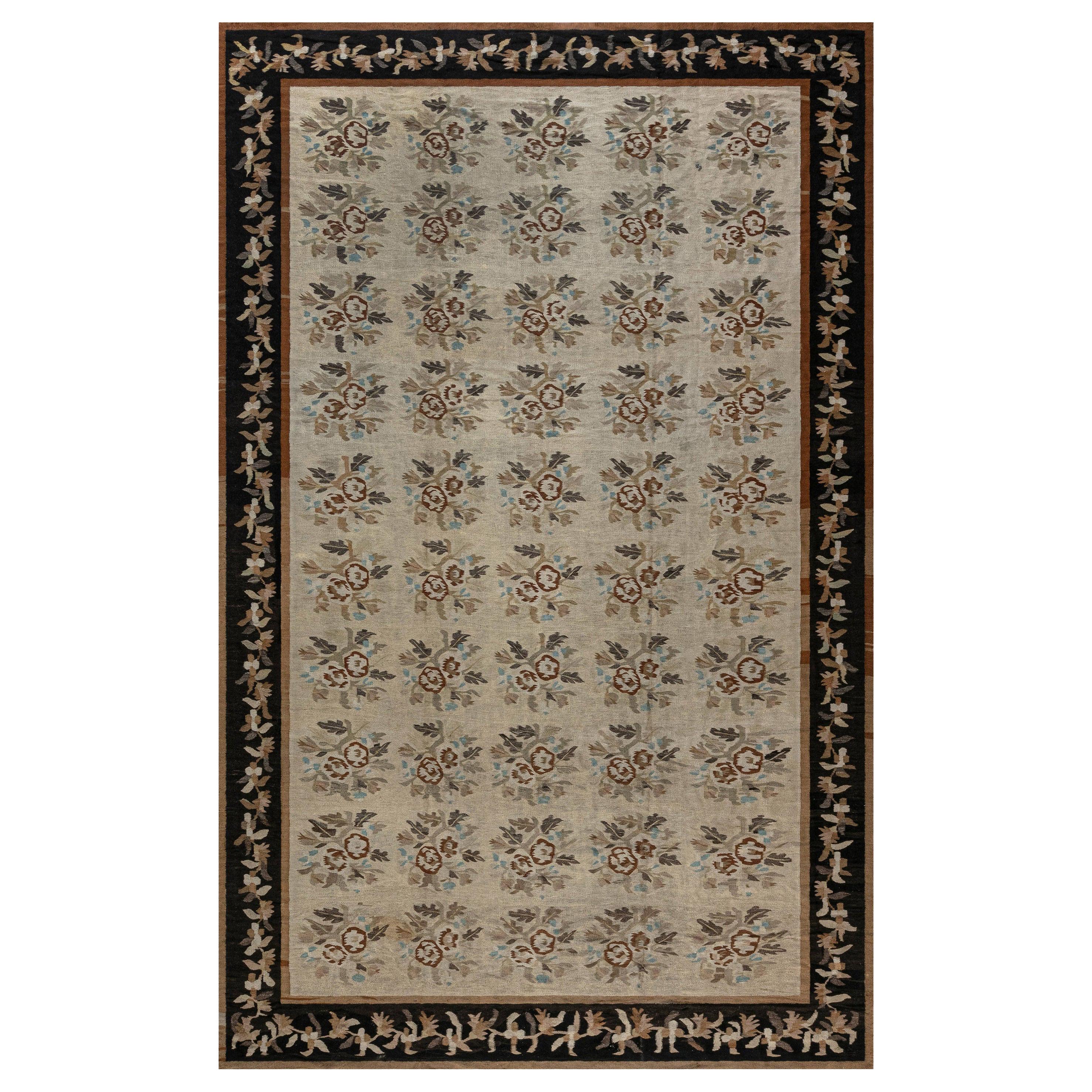 Vintage Russian Bessarabian Flat-Weave Rug For Sale at 1stDibs