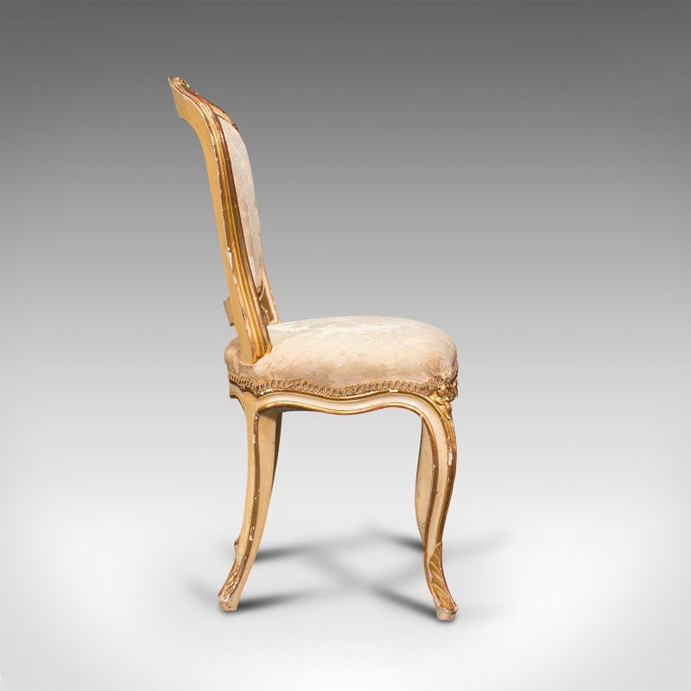 Antique Boudoir Chair, French, Giltwood, Bedroom Dressing Seat ...