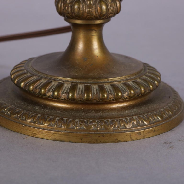 Antique Bradley and Hubbard School Aladdin Style Electric Student Oil ...