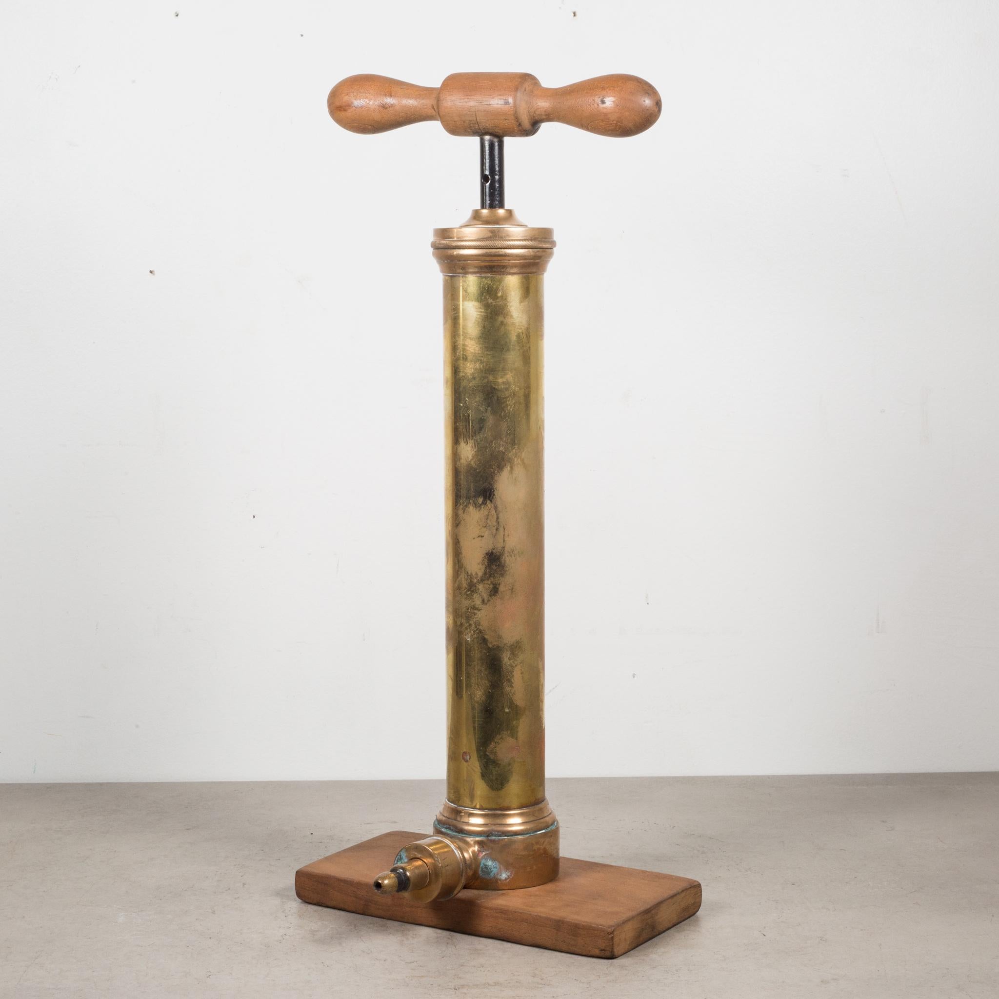 Antique Brass and Bronze Auto Tire Pump, circa 1910 For Sale at 1stDibs ...