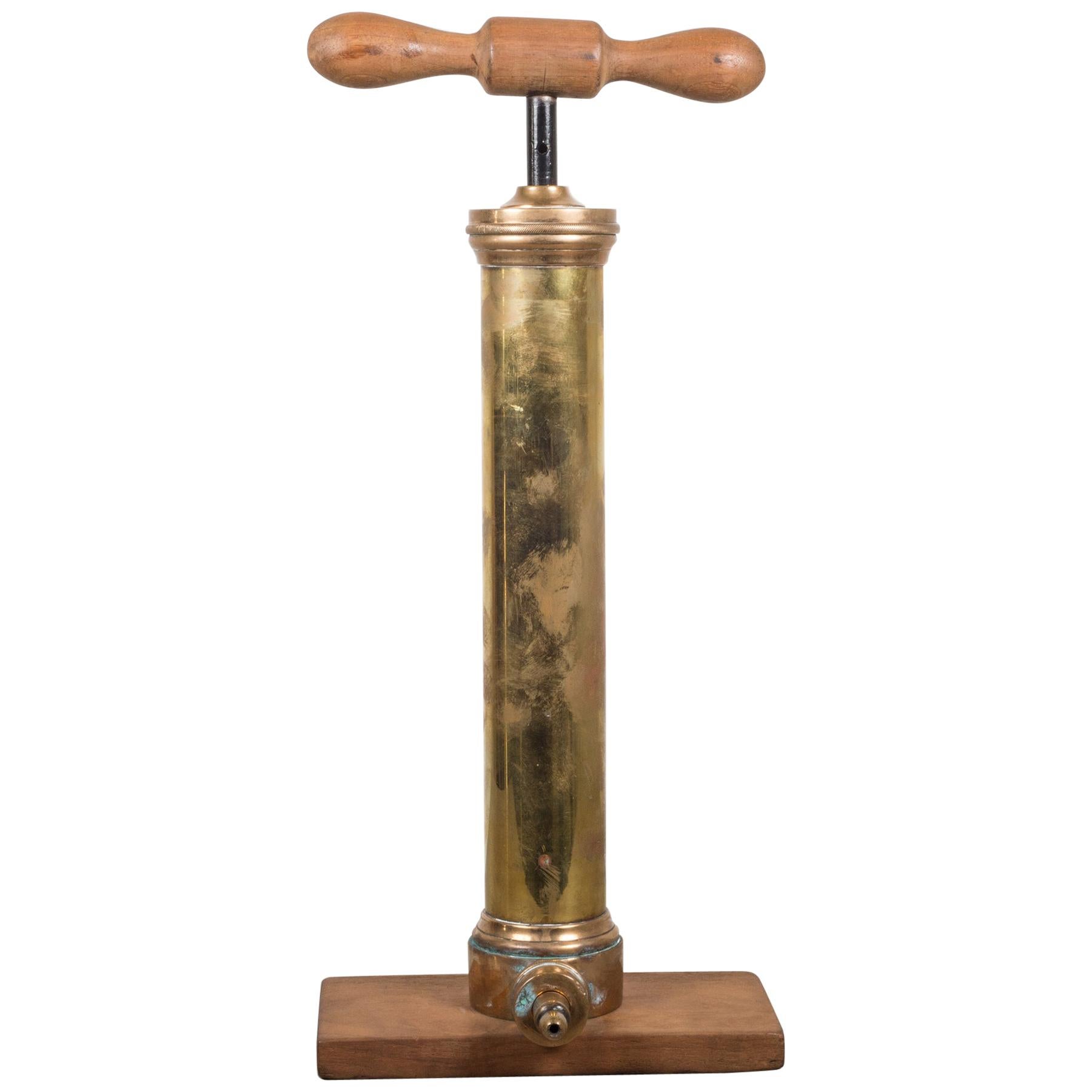 Antique Brass and Bronze Auto Tire Pump, circa 1910 For Sale at 1stDibs ...