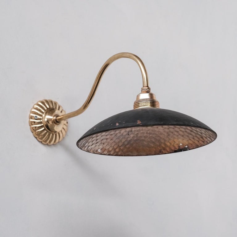 Antique Brass and Mercury Glass Wall Lights '19 Available' For Sale at ...