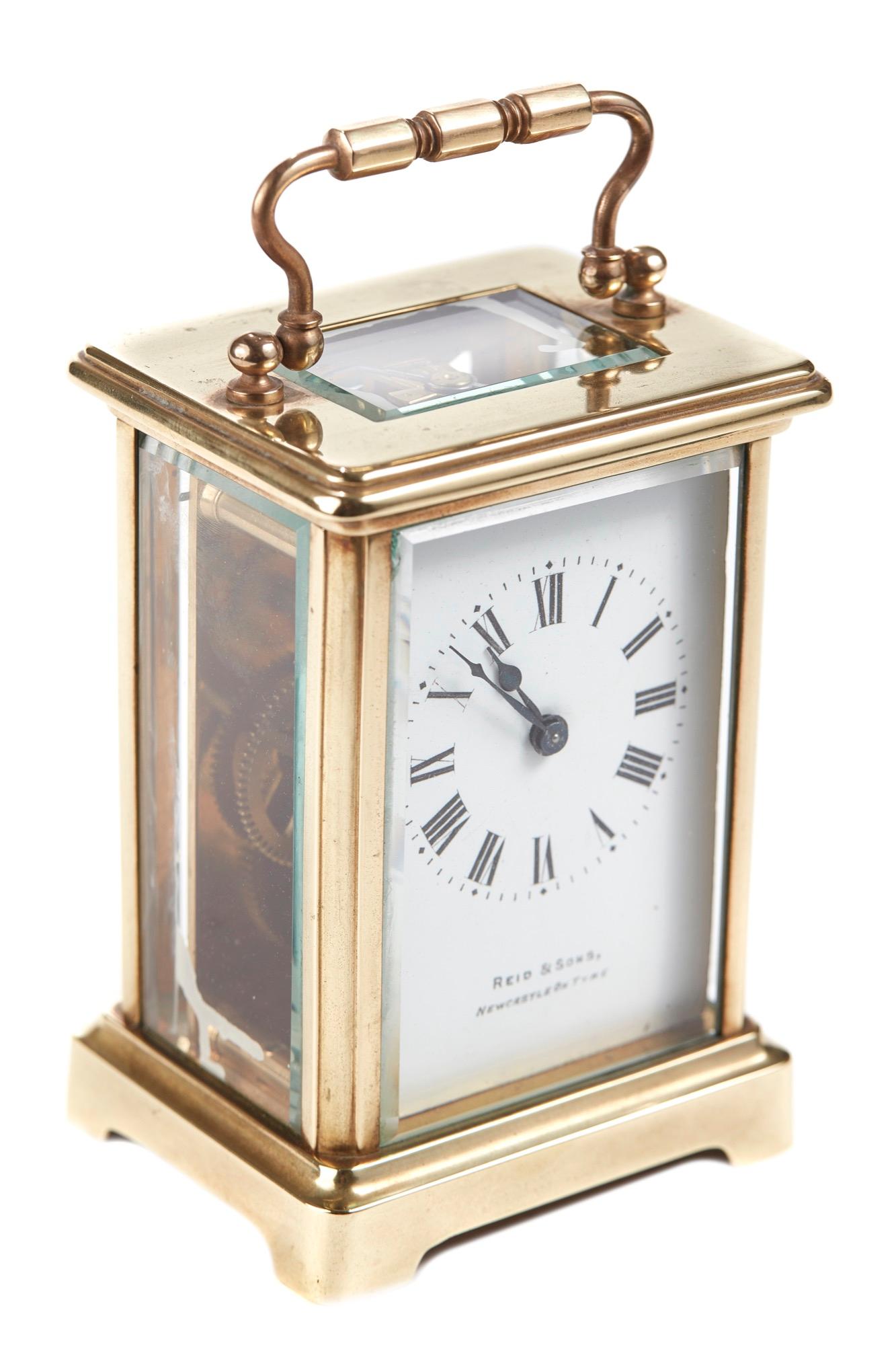 Antique Brass Carriage Clock at 1stDibs