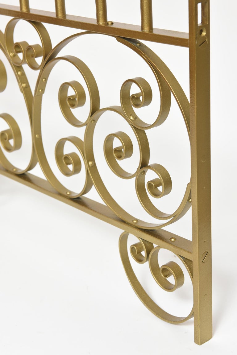 Antique Brass Finish on Iron Cashier Bank Teller or Post Office Cage ...