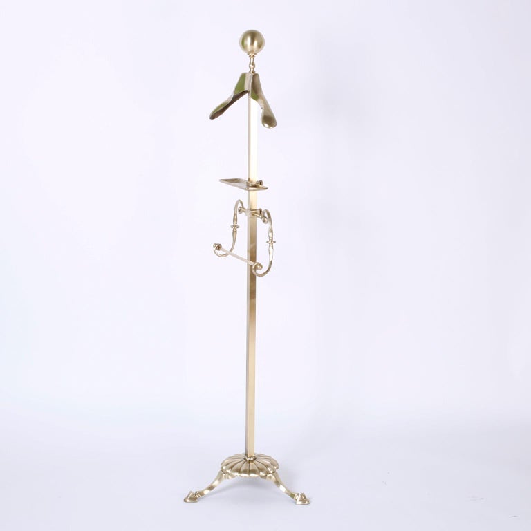 Antique Brass Gentlemen's Valet at 1stDibs | antique brass valet stand ...
