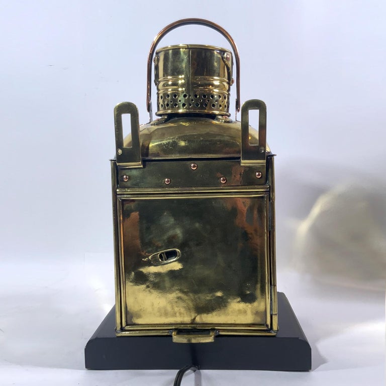 Antique Brass Marine or Railway Beacon For Sale at 1stDibs