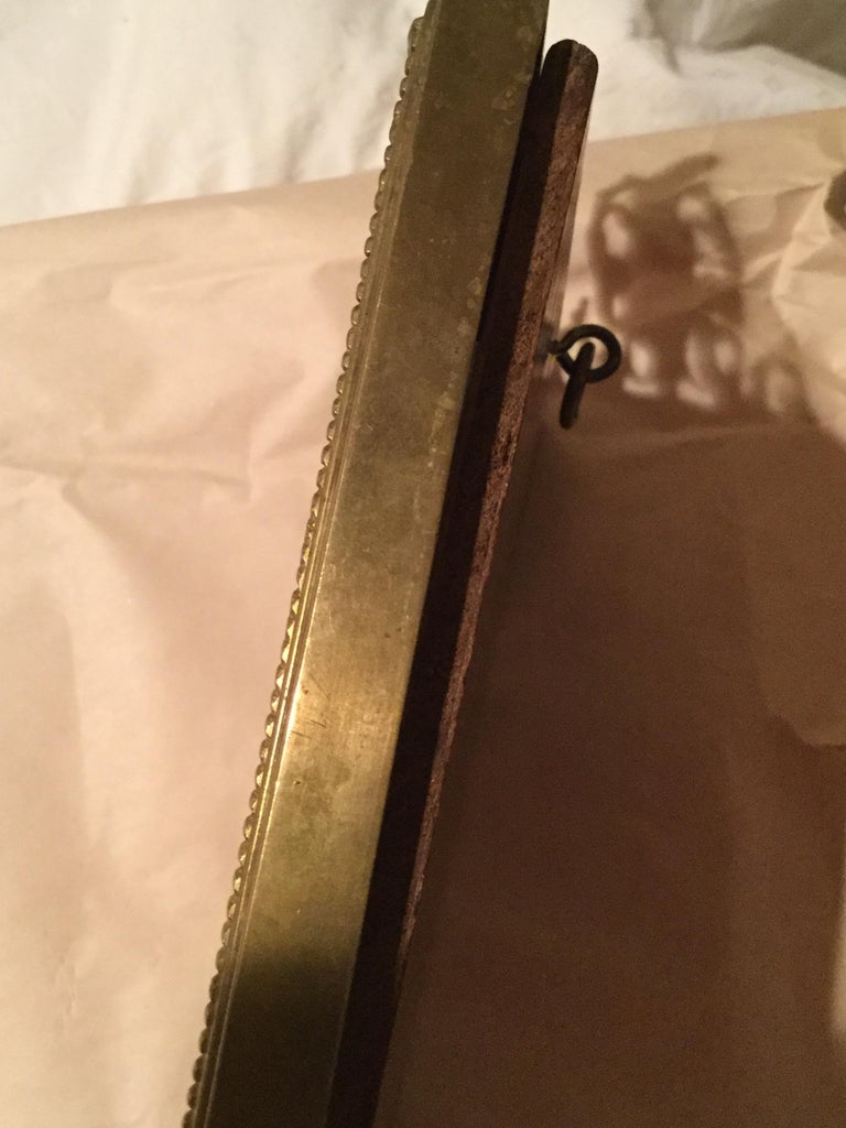 Antique Brass Picture Frame at 1stDibs