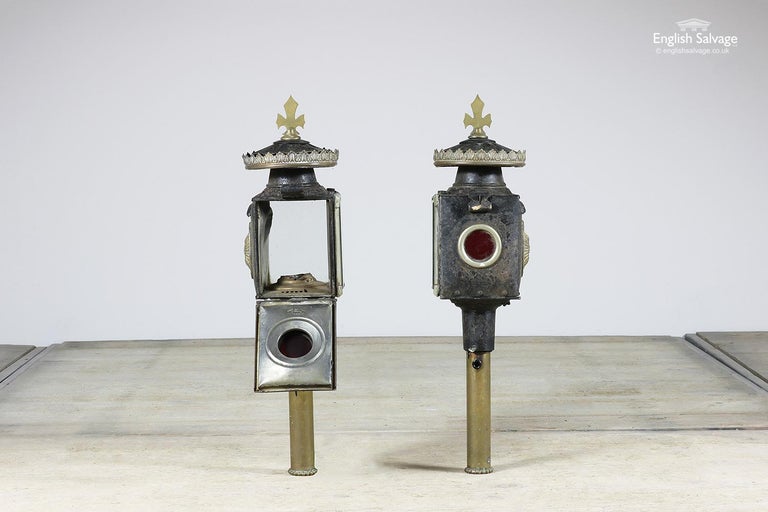Antique Brass Raydyot Carriage Lamps, 20th Century For Sale at 1stDibs ...