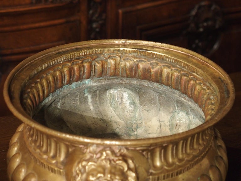 Antique Brass Repousse Jardinière from France, circa 1860 at 1stDibs ...