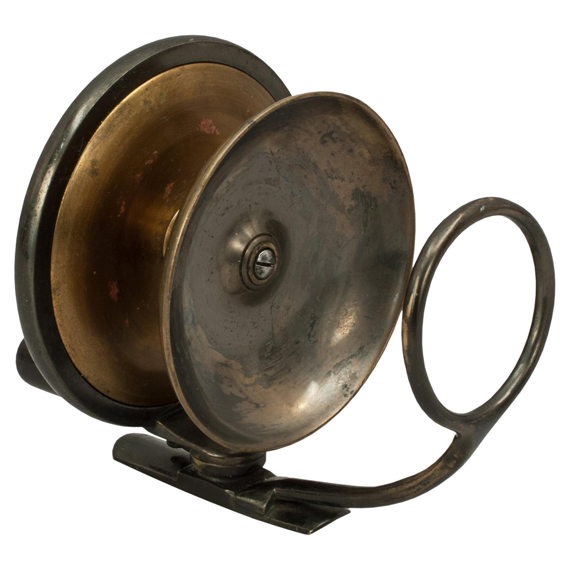 Antique Malloch Side Casting Fishing Reel, Scottish Salmon Fishing Reel ...