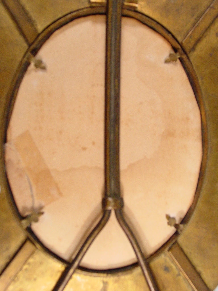 Antique Brass Sword and Shield Picture Frame, circa 1860 at 1stDibs