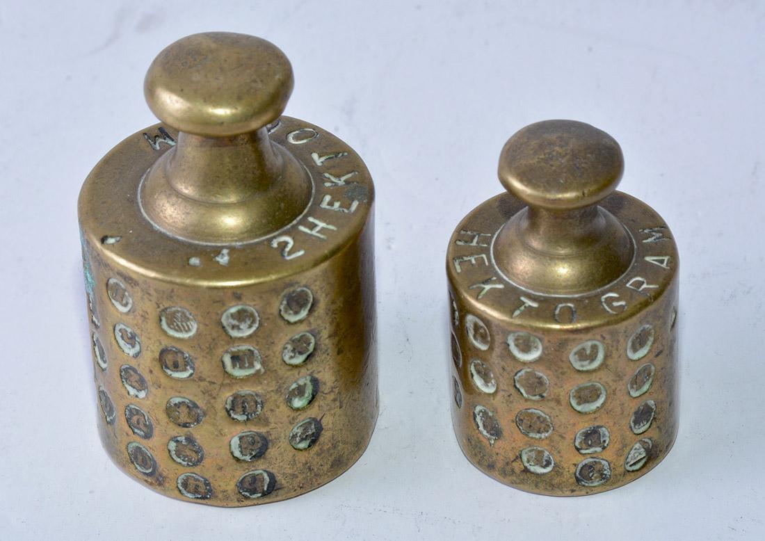 Antique Brass Weights at 1stDibs | vintage brass weights, old brass ...