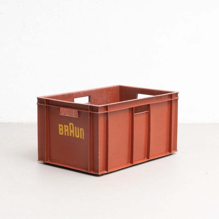 Antique Braun Plastic Box, circa 1950 For Sale at 1stDibs