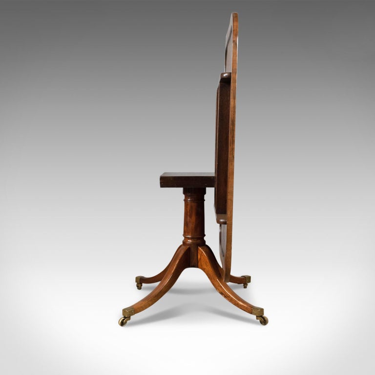 Antique Breakfast Table English Regency Mahogany Tilt-Top Dining, circa ...