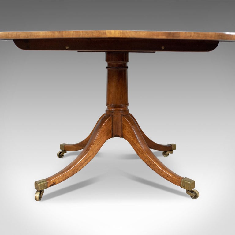 Antique Breakfast Table English Regency Mahogany Tilt-Top Dining, circa ...