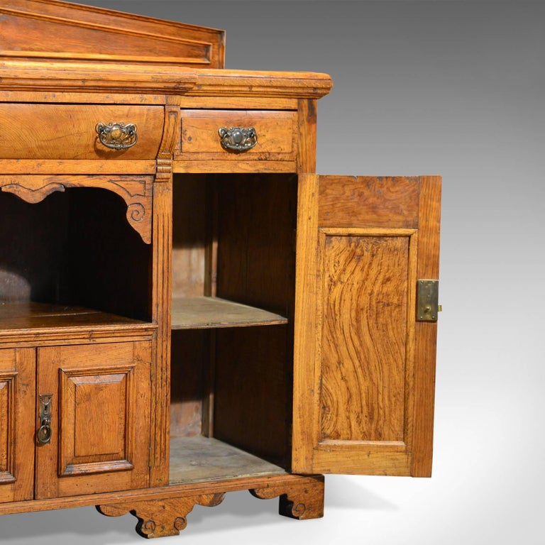 Antique Breakfront Sideboard, Victorian Buffet Cupboard at 1stDibs