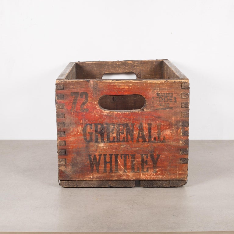 Antique Brewery Bottle Crate, circa 1890-1920 For Sale at 1stDibs