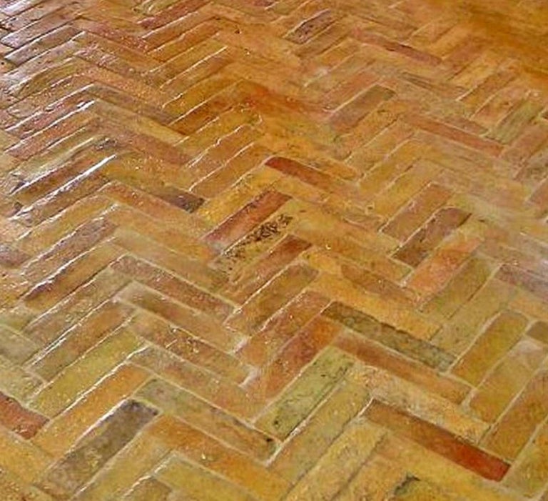 Antique Bricks Opus Spicatum/ Spigatum Light Two Cuts Slats of Cotto ...