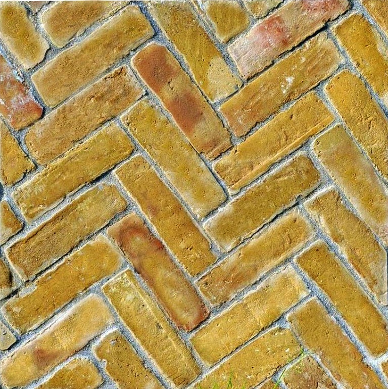 Antique Bricks Opus Spicatum/ Spigatum Light Two Cuts Slats of Cotto ...