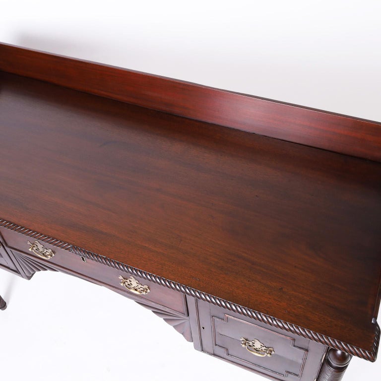 Antique British Colonial Caribbean Mahogany Server For Sale at 1stDibs