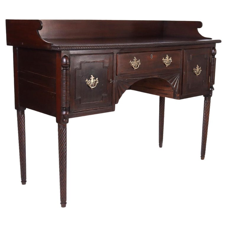 Antique British Colonial Caribbean Mahogany Server For Sale at 1stDibs