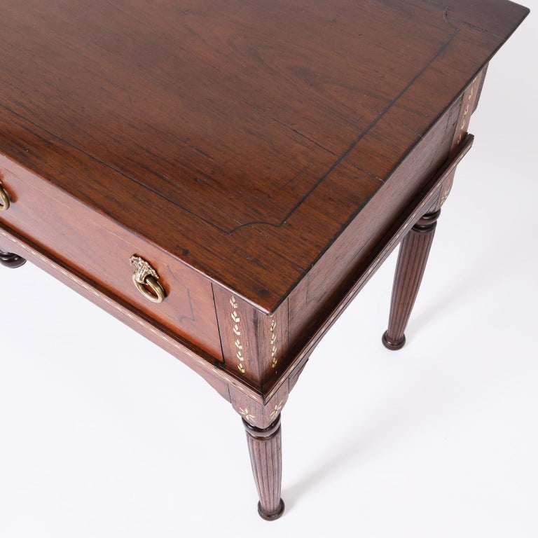 Antique British Colonial Inlaid Server from the Philippines For Sale at ...