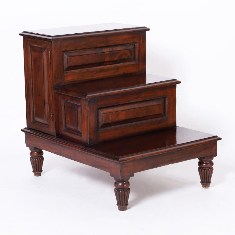 Antique British Colonial Step Down Stands or Tables For Sale at 1stDibs