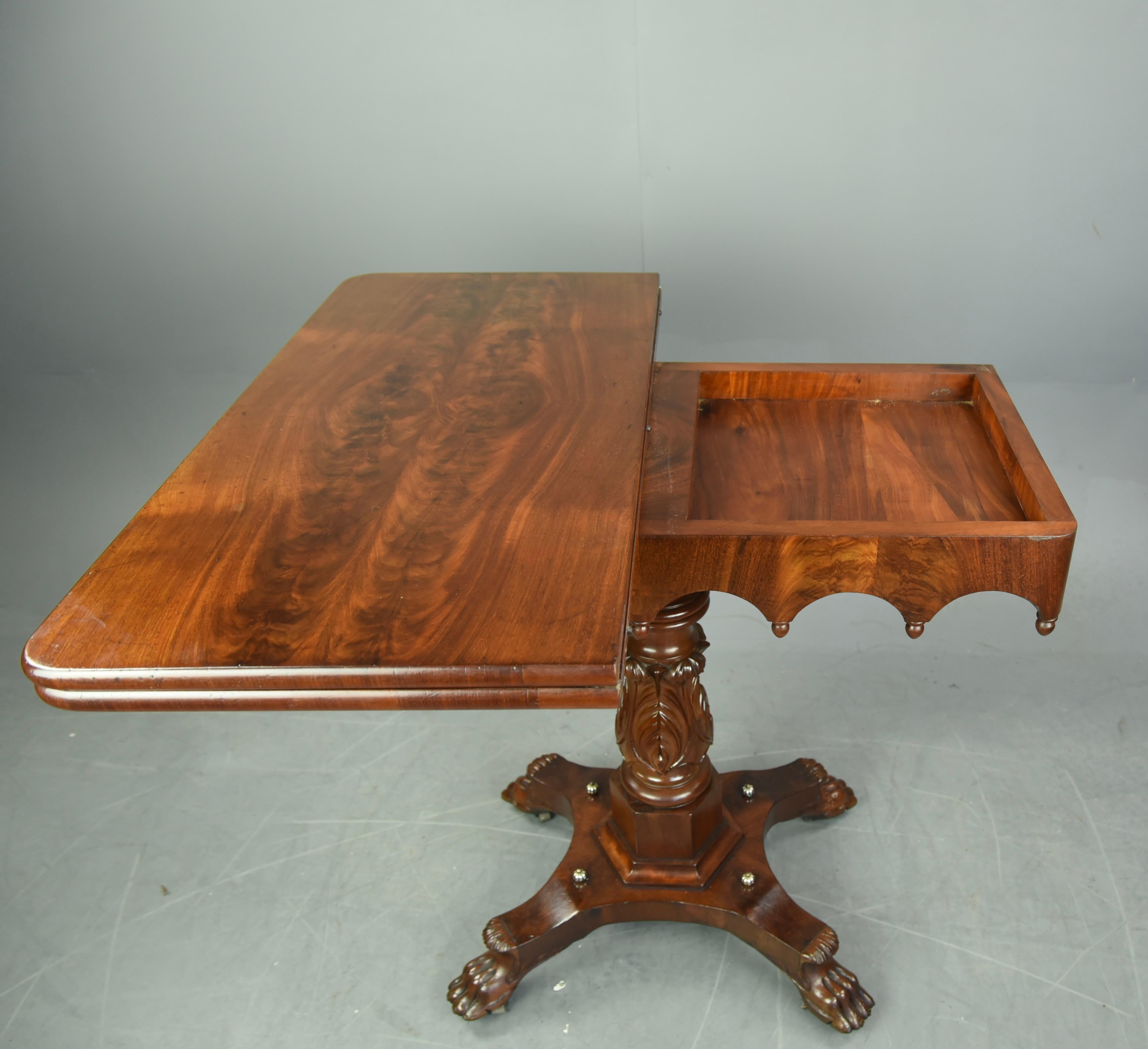 Antique British Colonial Tea /Side Table at 1stDibs