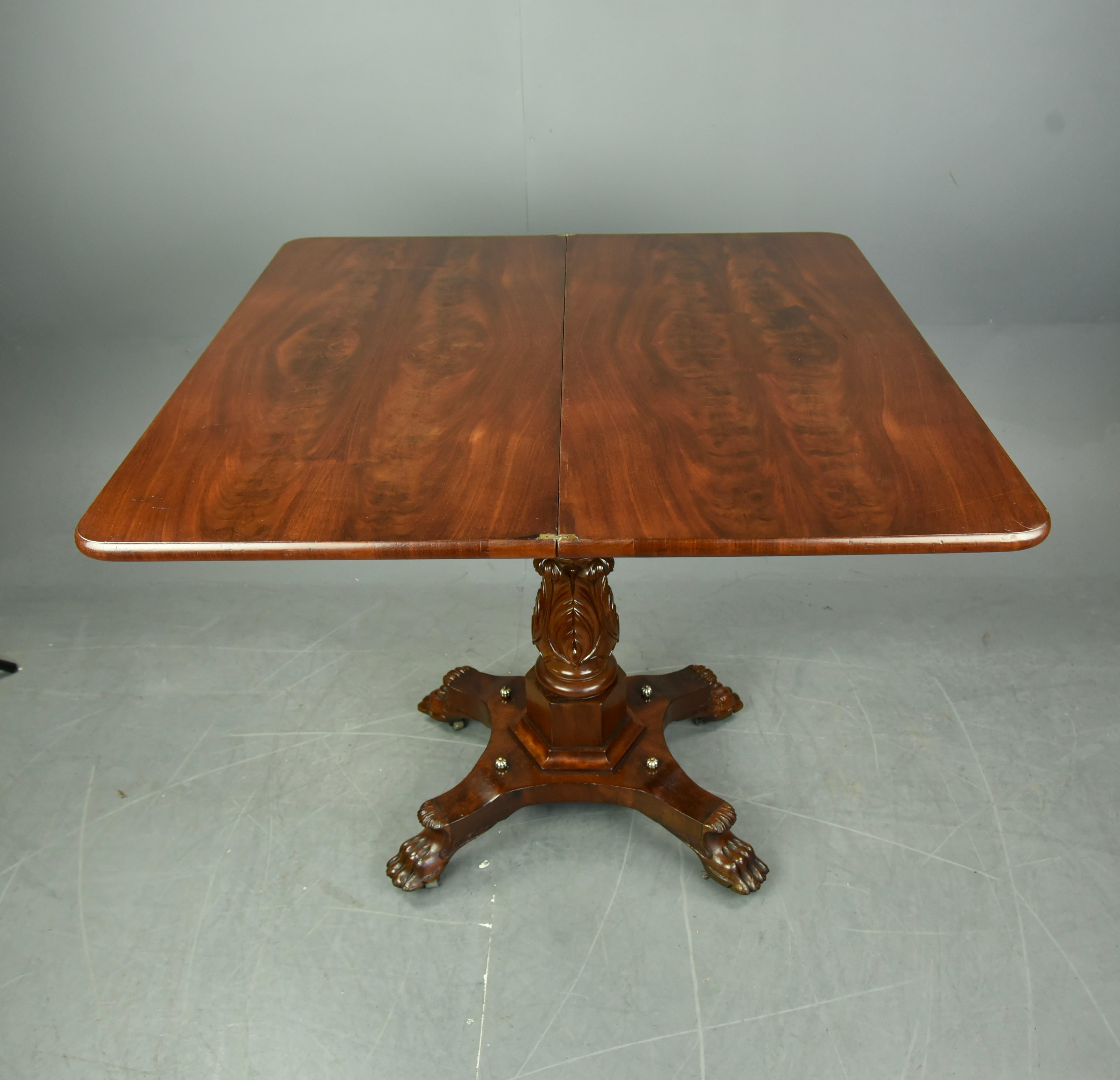 Antique British Colonial Tea /Side Table at 1stDibs