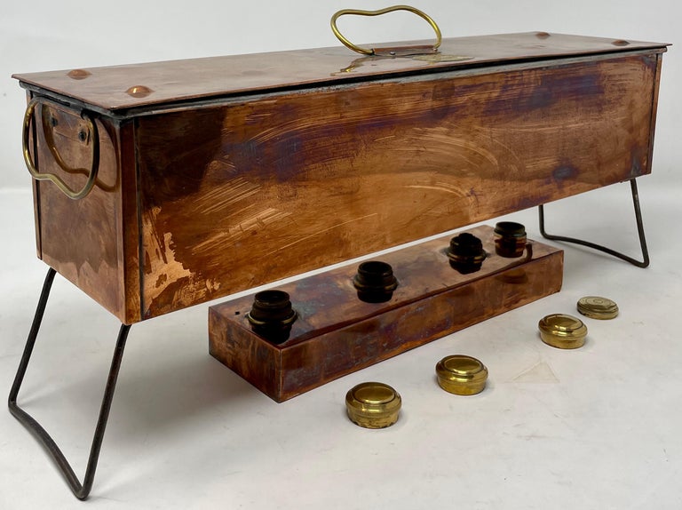 Antique British Medical Sterilizer with Original Burner, Circa 1890 For ...