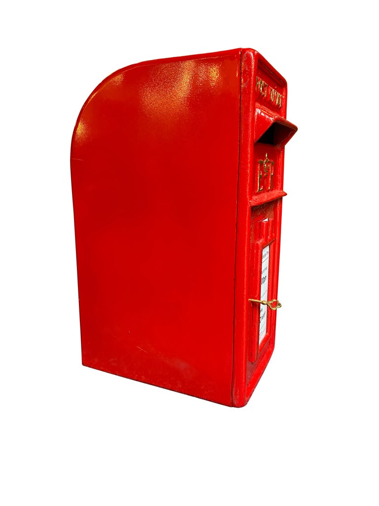 Antique British Royal Mail Queen Elizabeth 2nd Red Post Box at 1stDibs ...