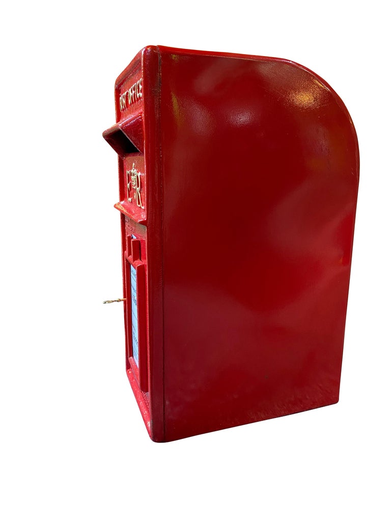 Antique British Royal Mail Queen Elizabeth 2nd Red Post Box at 1stDibs ...