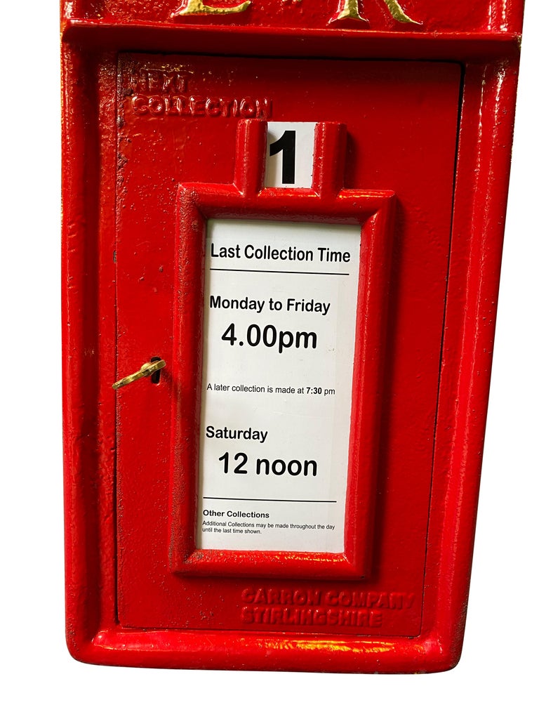 Antique British Royal Mail Queen Elizabeth 2nd Red Post Box at 1stDibs ...