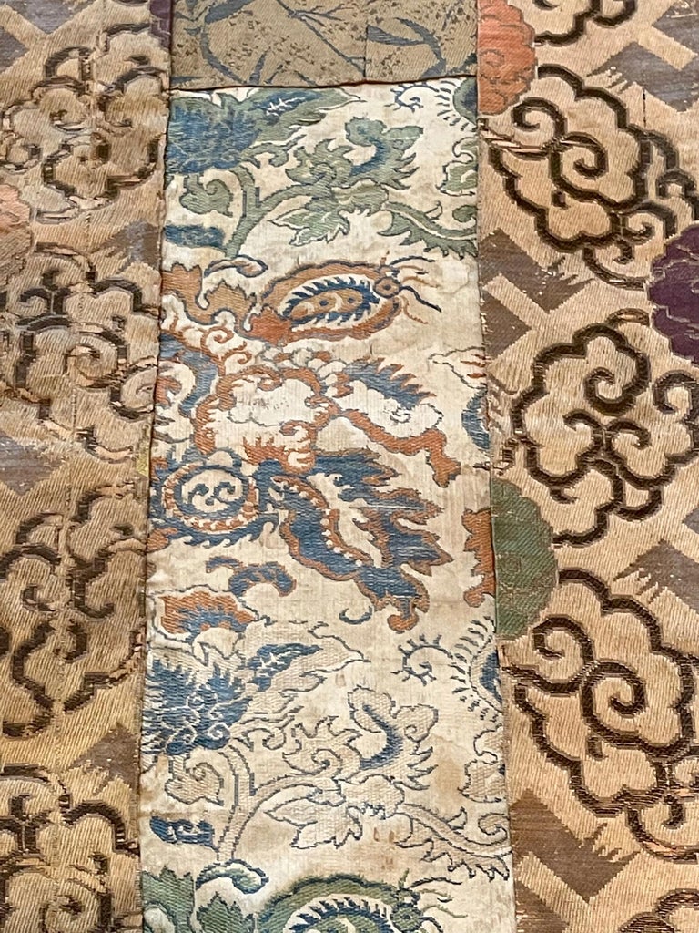 Antique Brocade Kesa Monk's Patched Robe Edo Period For Sale at 1stDibs