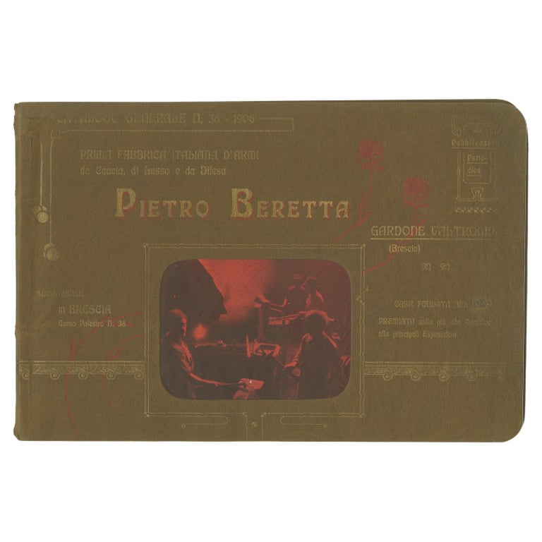 Antique Brochure Weapon Catalogue for Pietro Beretta '1906' For Sale at ...