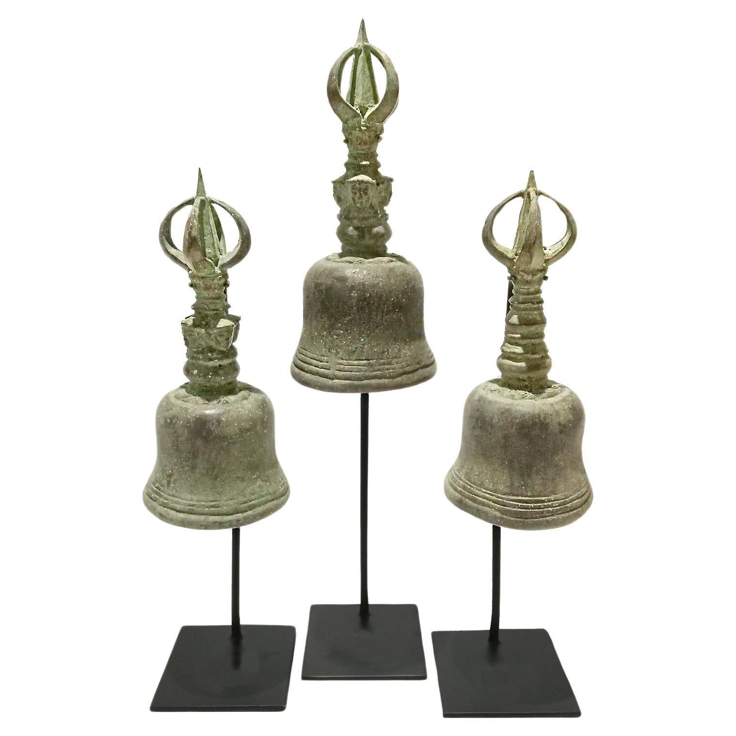Antique Bronze Bells, Late 19th Century For Sale at 1stDibs