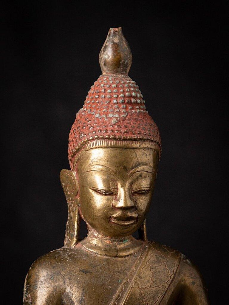 Antique Bronze Burmese Buddha Statue from Burma For Sale at 1stDibs